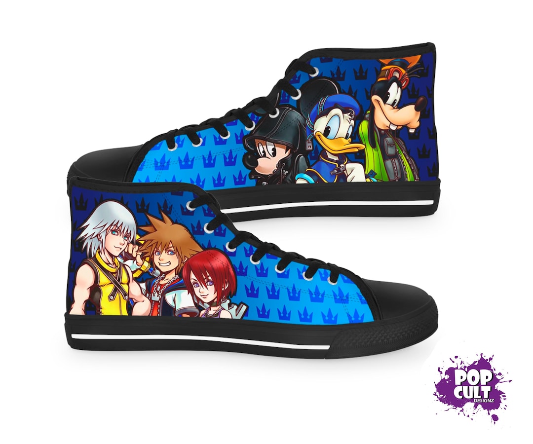 Kingdom Hearts (the Gang) Video Game Inspired High Top Converse - Etsy