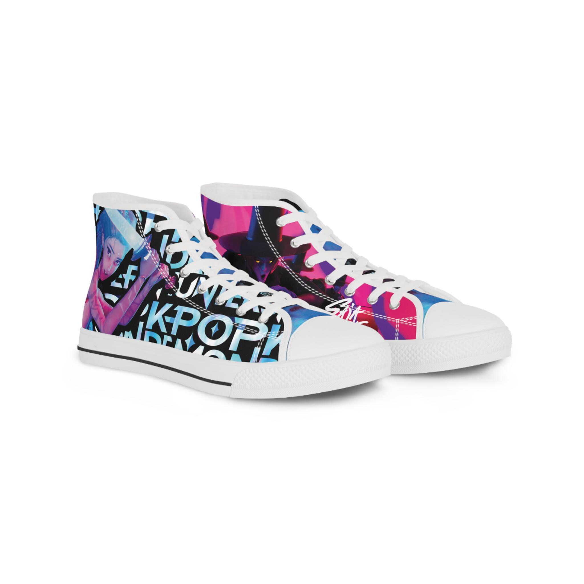 KPOP Demon Hunters (demons) Anime Inspired High Top Converse - Etsy