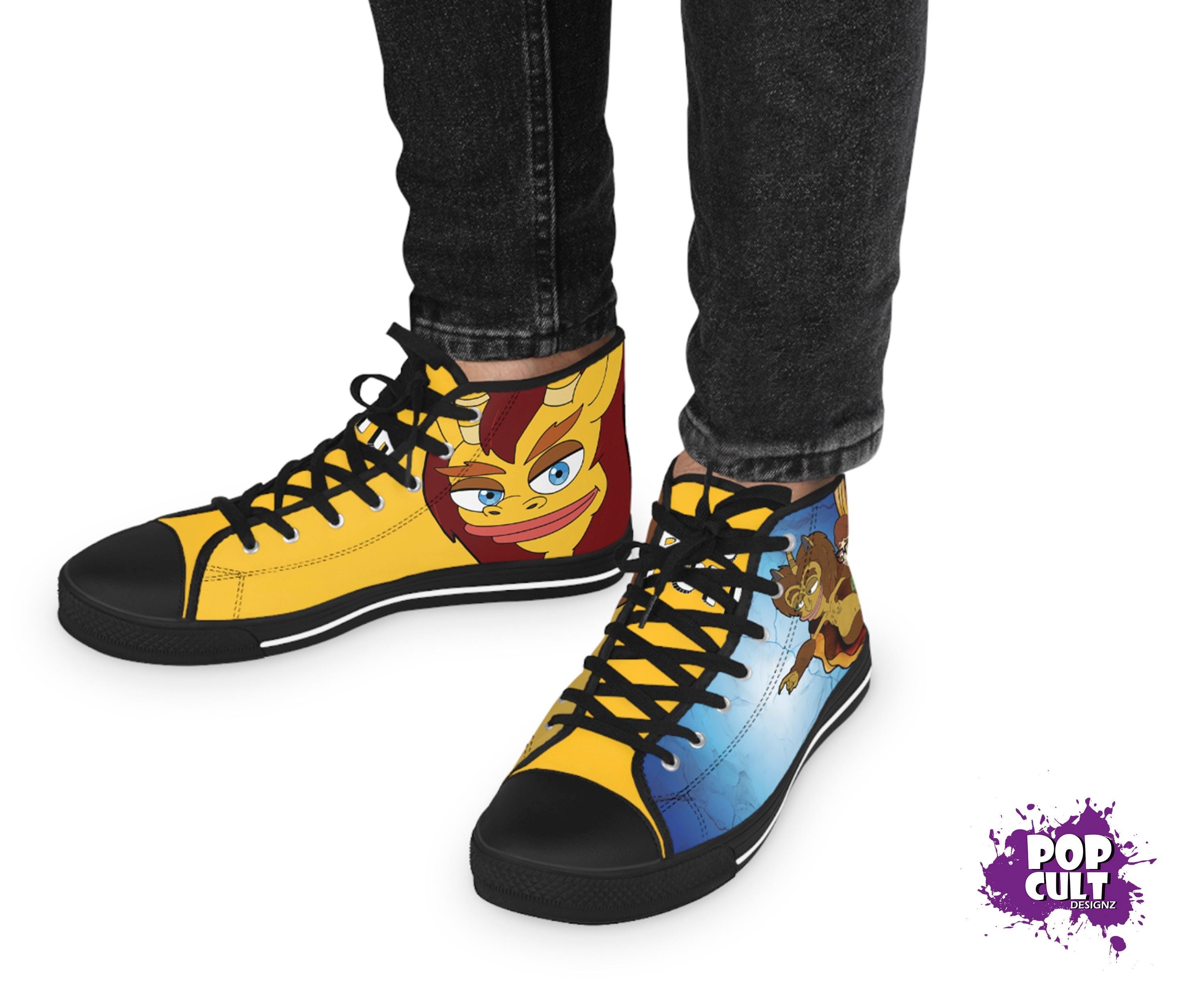 Big Mouth (hormone Monsters) TV Show Inspired High Top Converse - Etsy