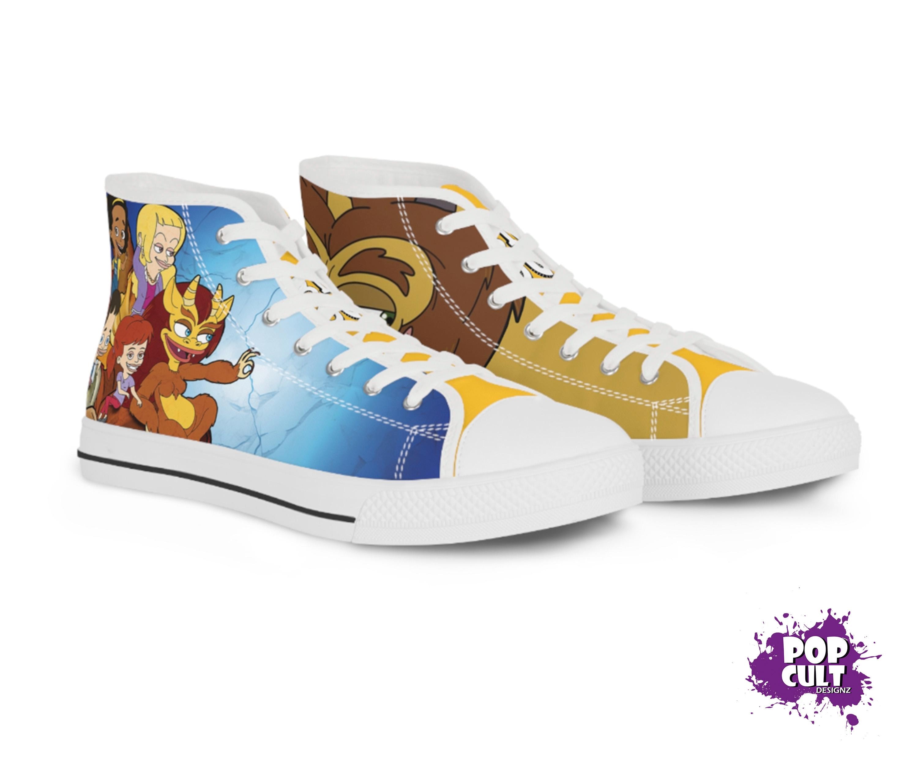 Big Mouth (hormone Monsters) TV Show Inspired High Top Converse - Etsy