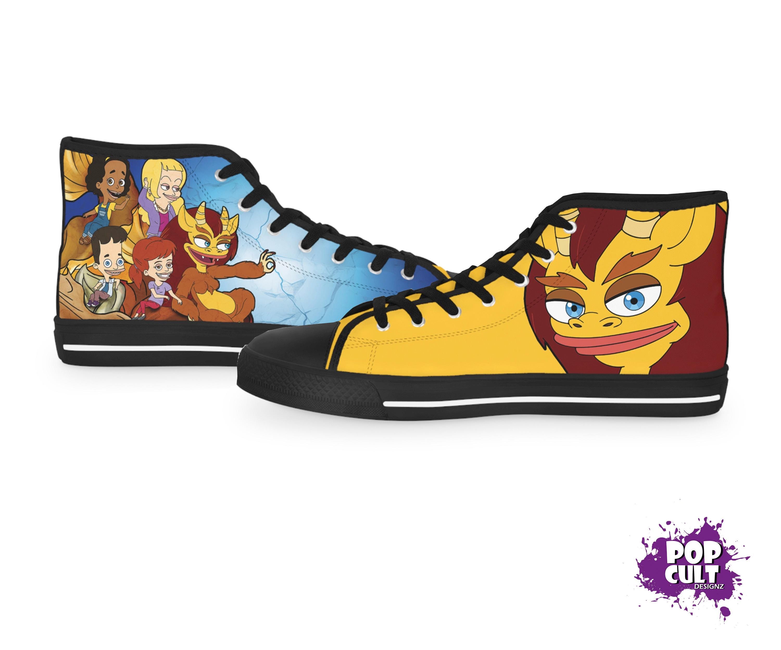 Big Mouth (hormone Monsters) TV Show Inspired High Top Converse - Etsy