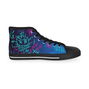 Arcane (jinx and Vi) Cartoon Tv Show Inspired High Top Converse - Etsy