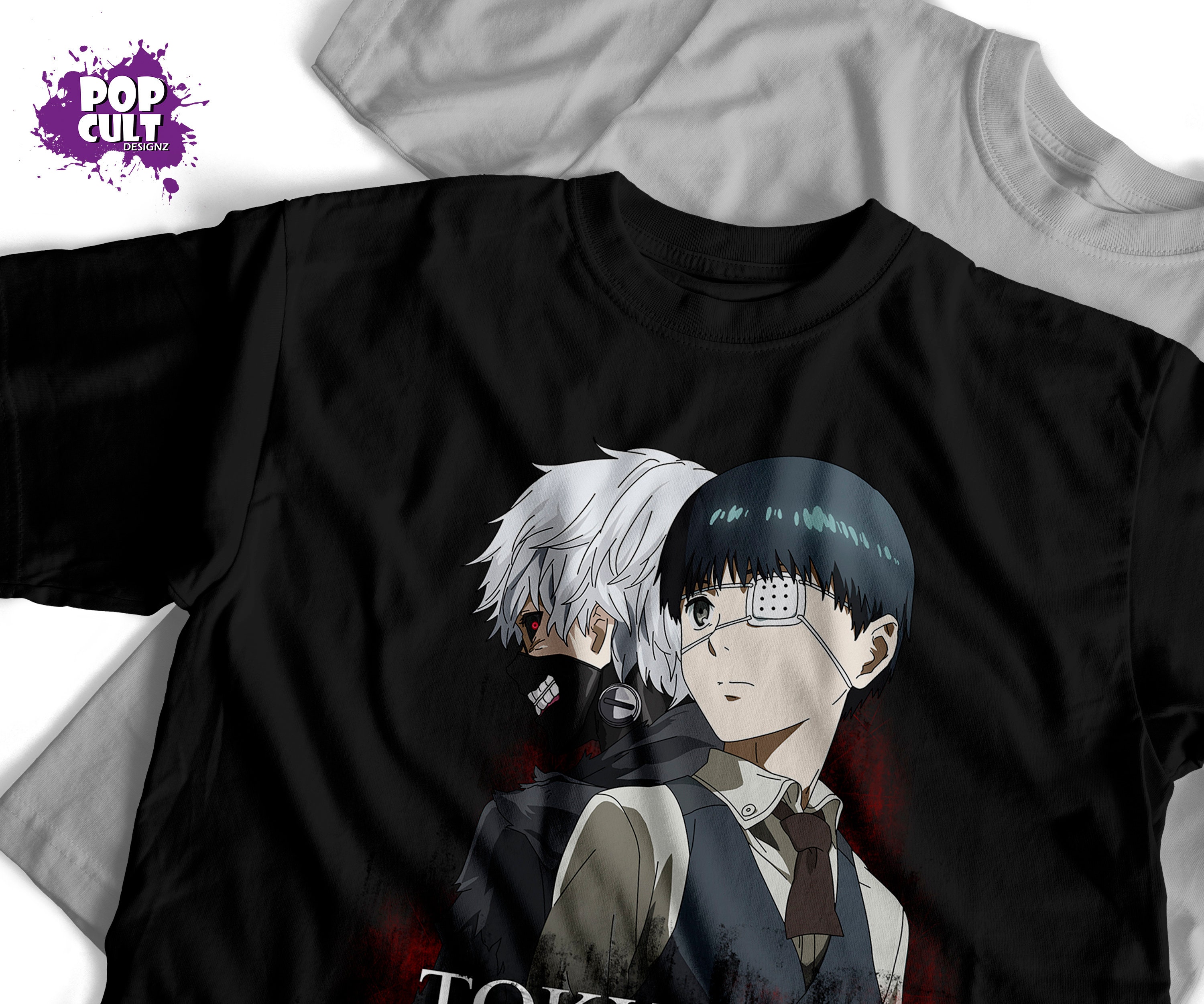 Human and Ghoul Ken Kaneki Anime Inspired Custom T-shirt - Etsy