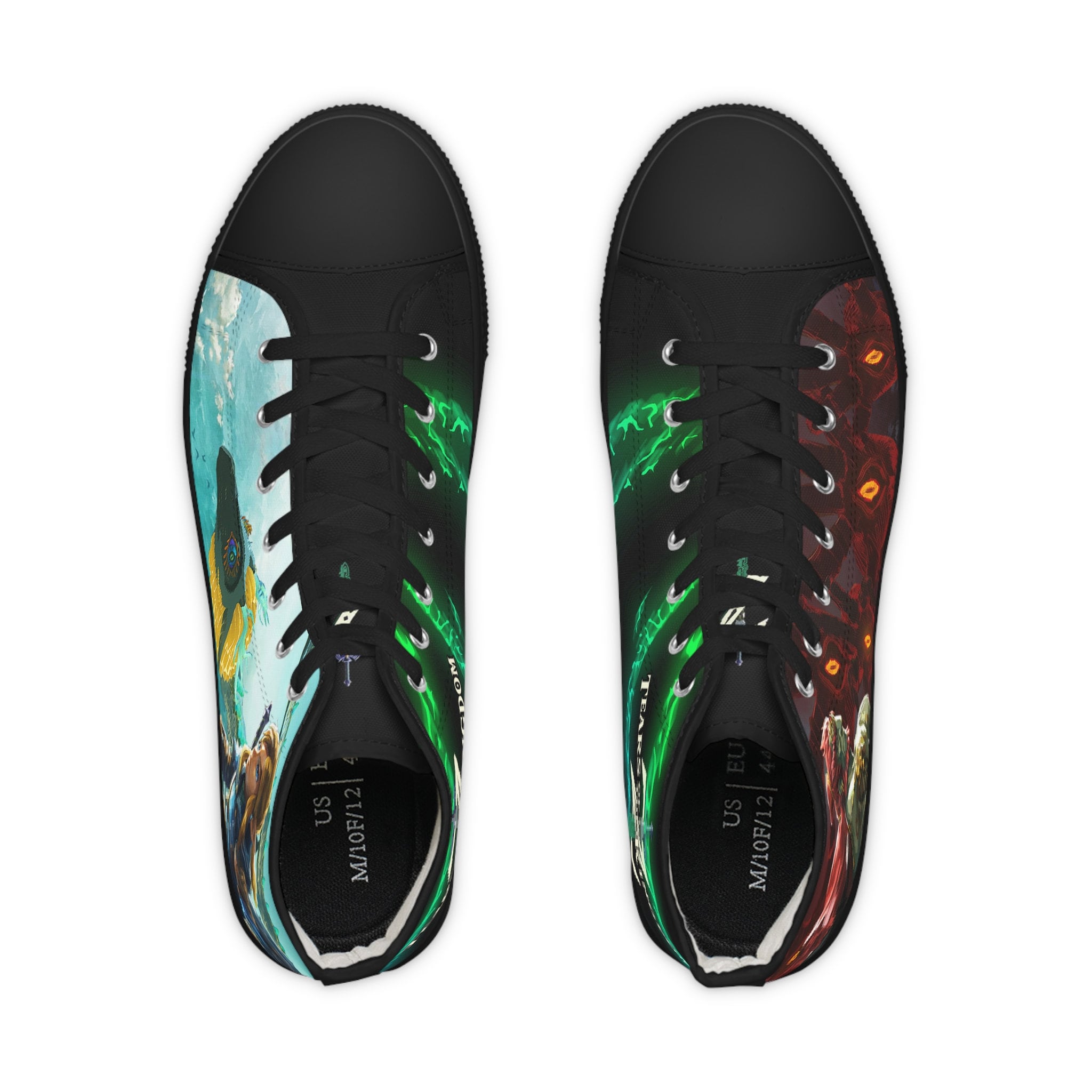 Zelda - Tears of the Kingdom Video Game Inspired High Top Converse - Etsy