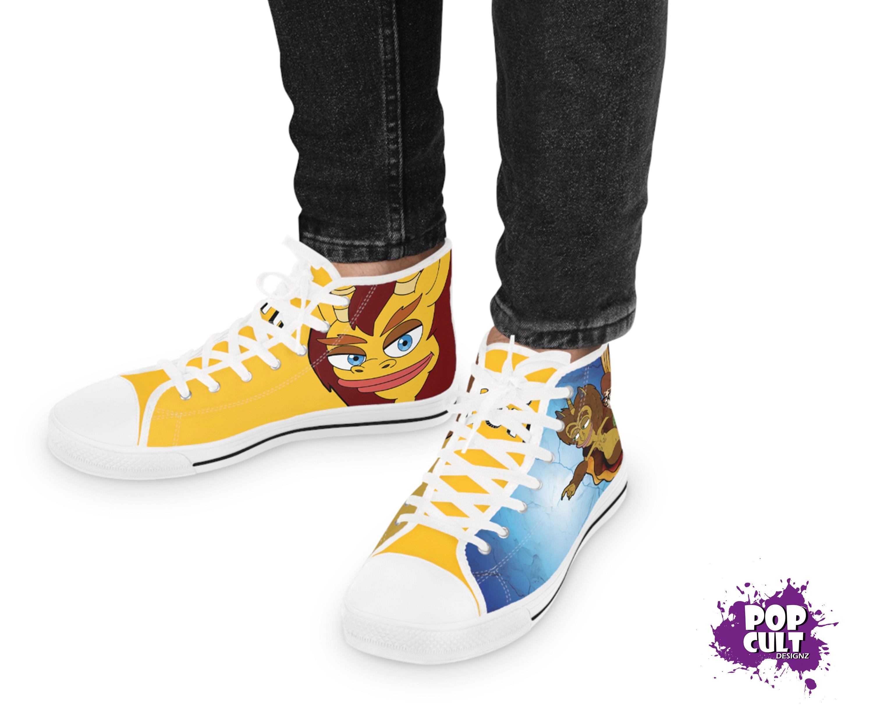 Big Mouth (hormone Monsters) TV Show Inspired High Top Converse - Etsy