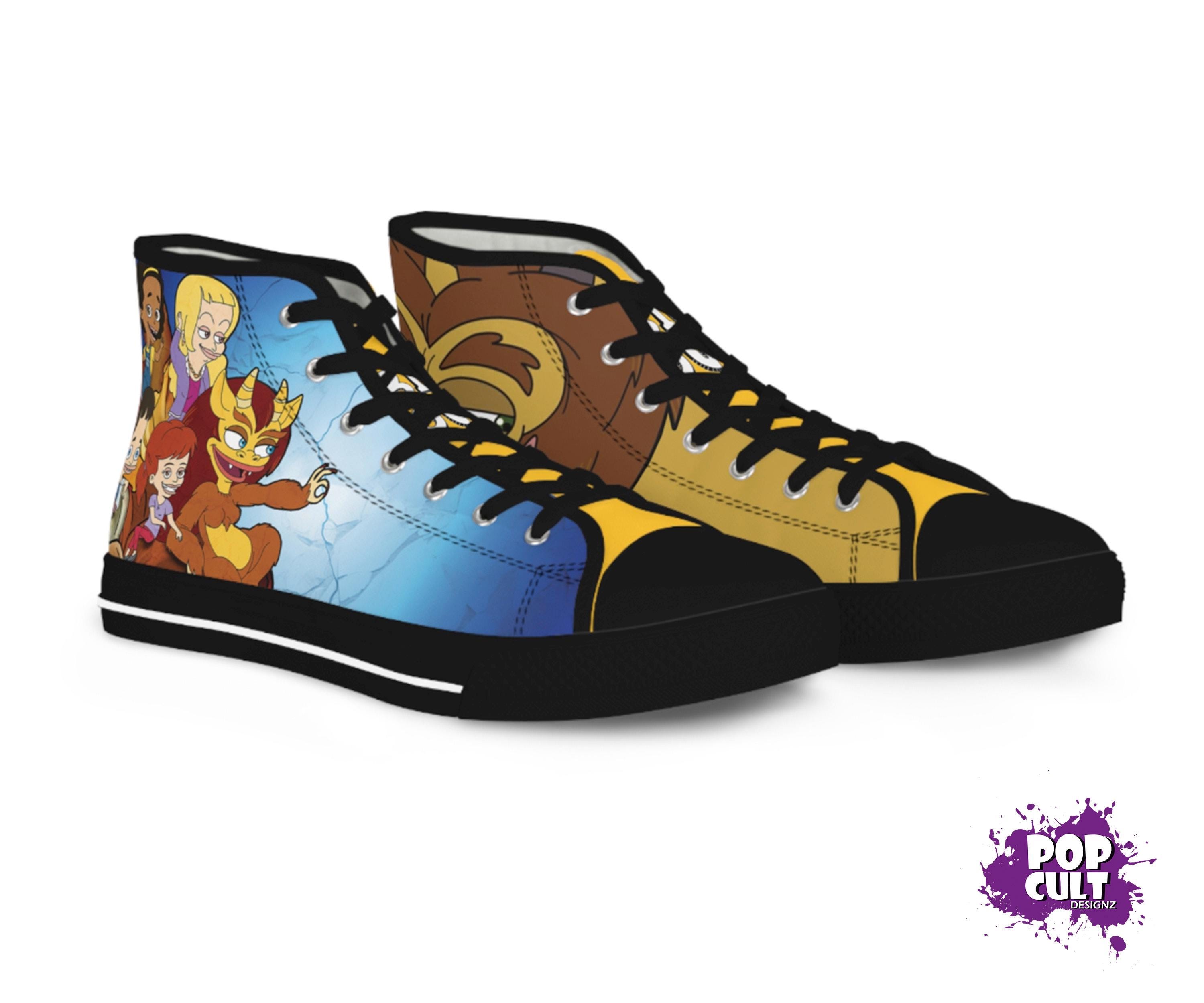 Big Mouth (hormone Monsters) TV Show Inspired High Top Converse - Etsy