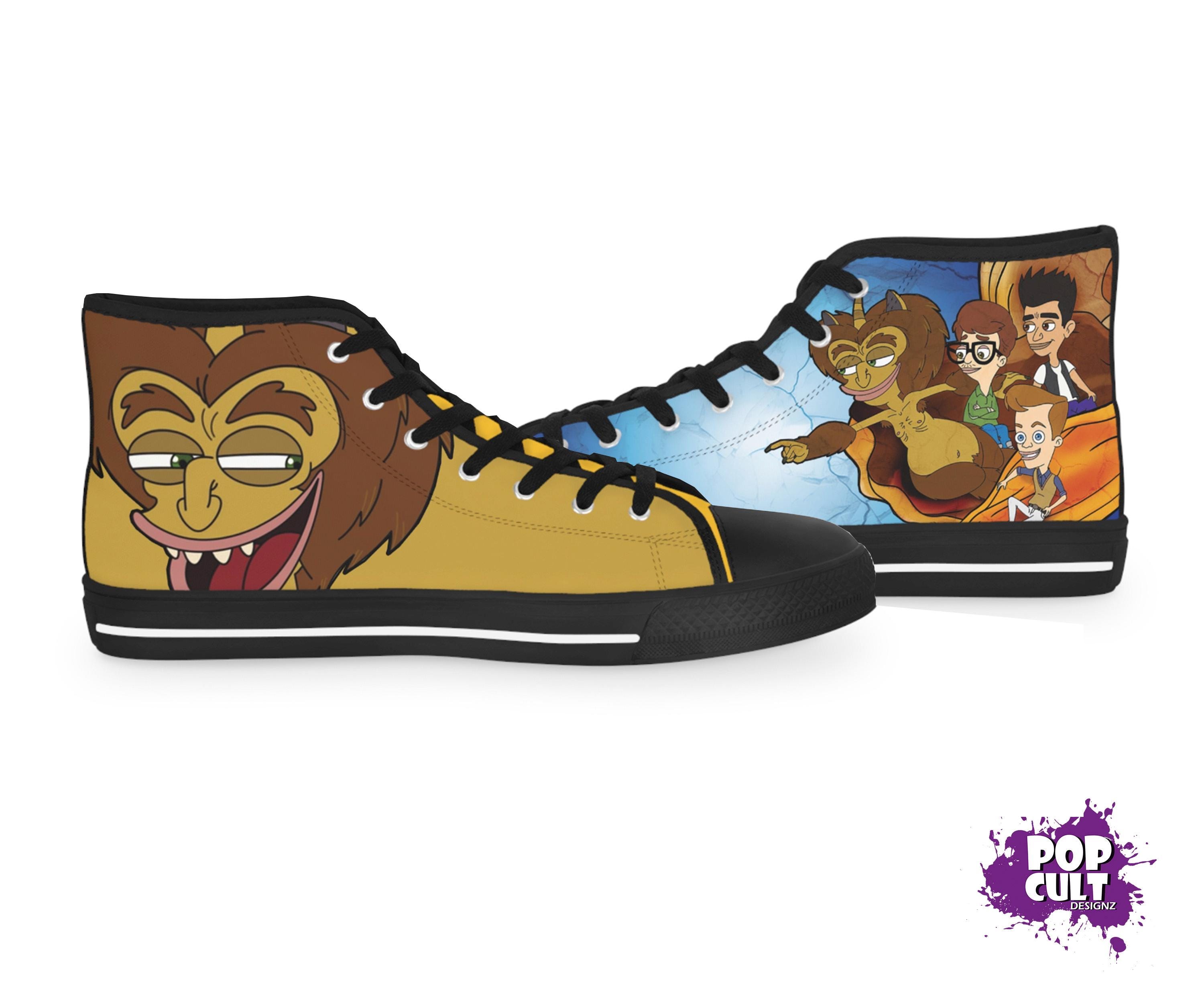 Big Mouth (hormone Monsters) TV Show Inspired High Top Converse - Etsy