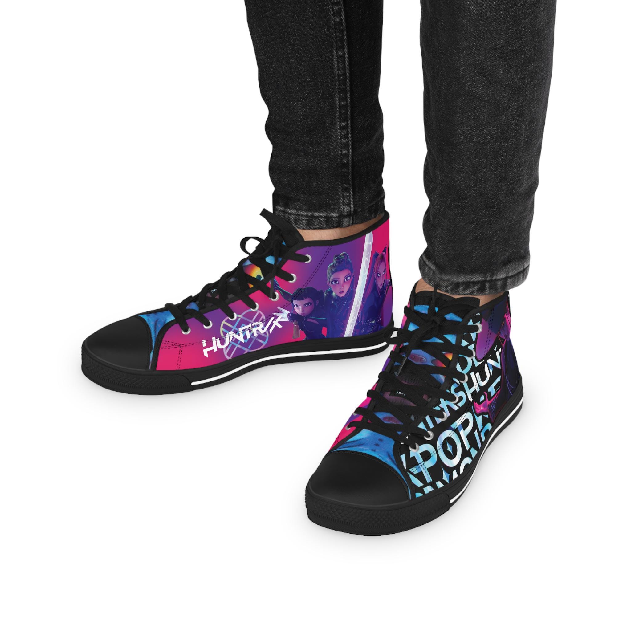 KPOP Demon Hunters (demons) Anime Inspired High Top Converse - Etsy