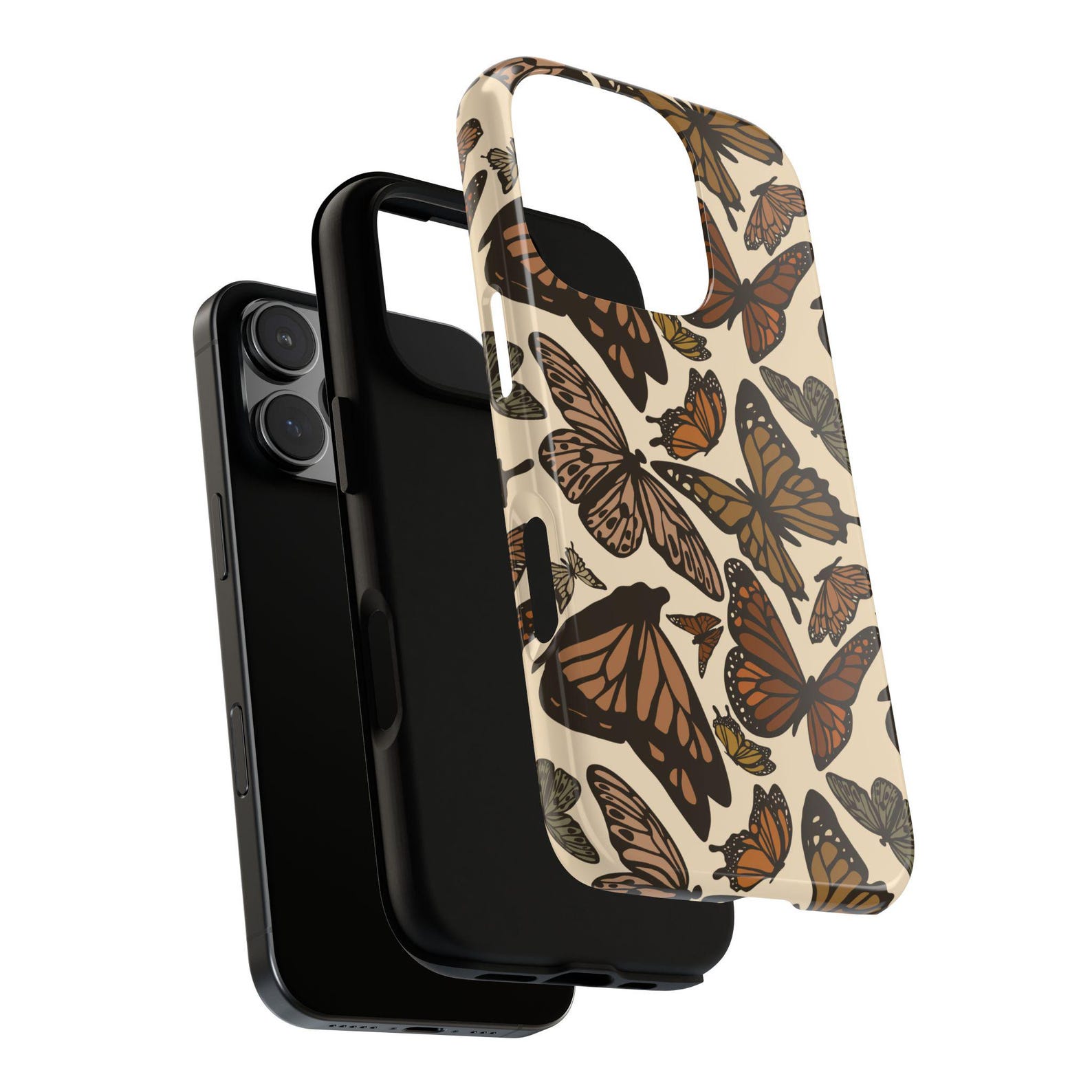 Monarch Butterfly Phone Case - Butterflies in Flight iPhone Case - Etsy