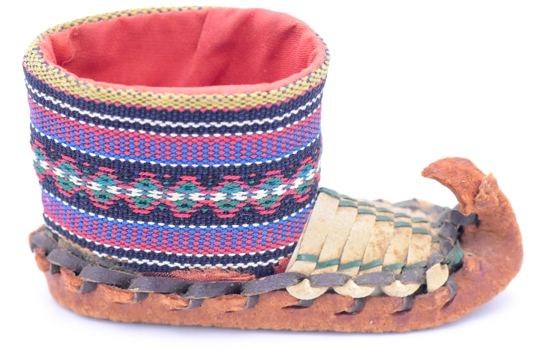 Vintage Souvenir Small Opanak Shoe / Match Holder, - Etsy