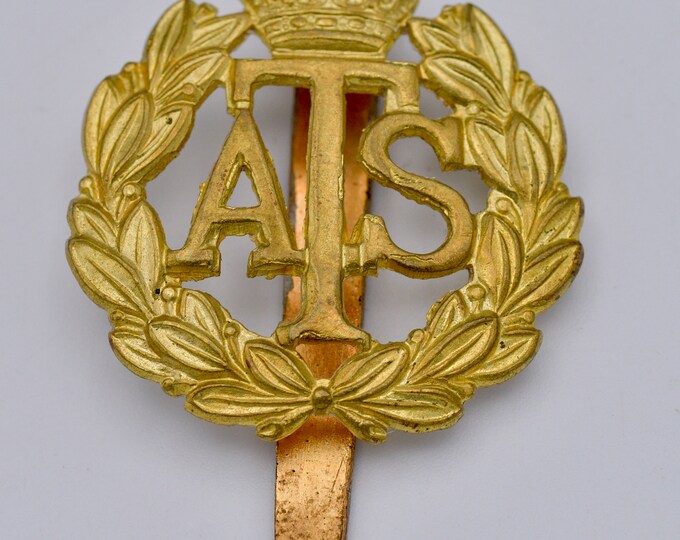 WW2 ATS Auxiliary Territorial Service Corps Cap Badge - Etsy