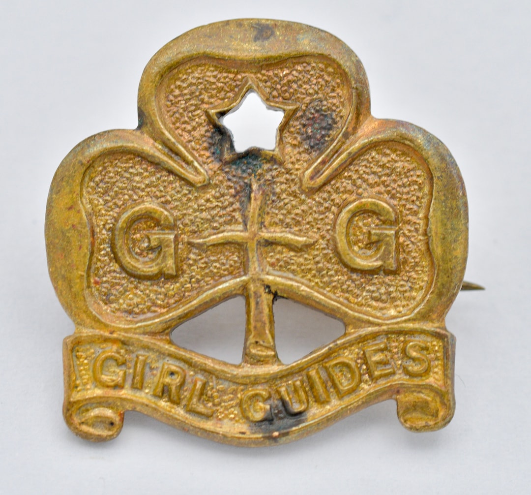 Vintage Girl Guide Enrolment Promise Badge - Etsy UK