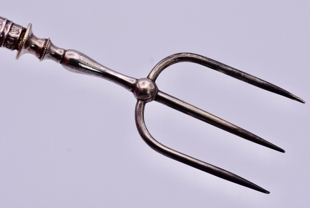 Solid Silver Bread Fork, Sheffield / Martin Hall & Co 1912 - Etsy