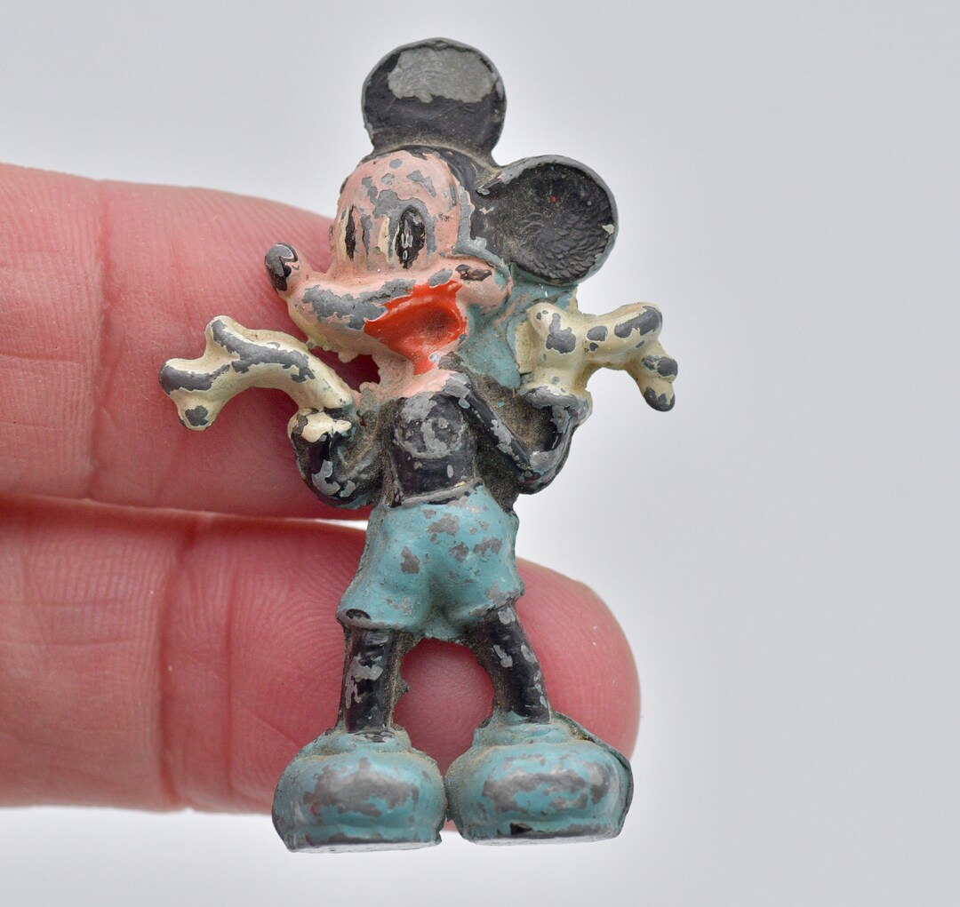 Vintage Mickey Mouse Salco Lead Figure - Etsy