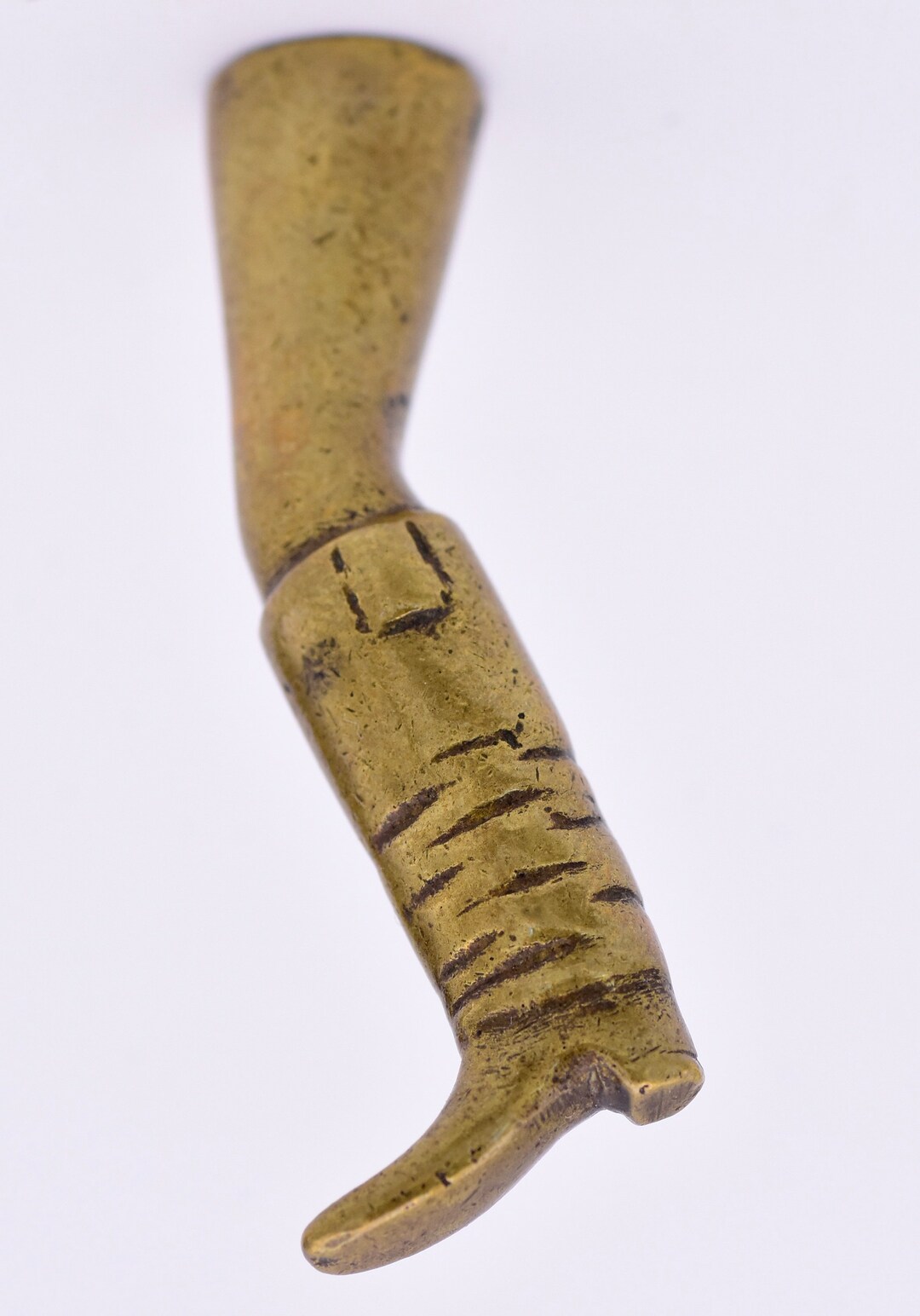 Antique Georgian, Boot Leg Pipe Tamper - Etsy