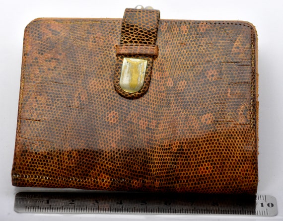 Vintage LEGITIMO UBRIQUE Snake Skin Ladies Purse | Etsy