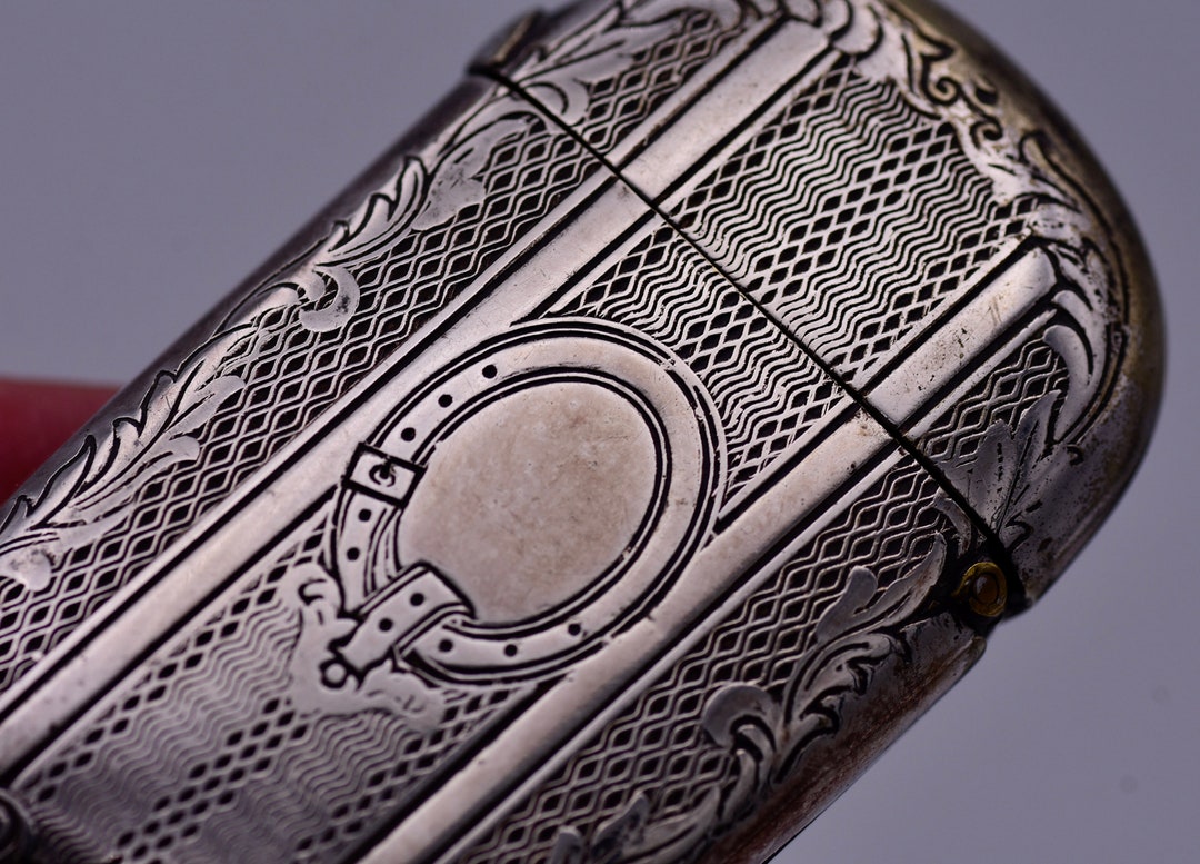 Stunning Large Antique Plated Vesta, Matchbox, Safe - Etsy