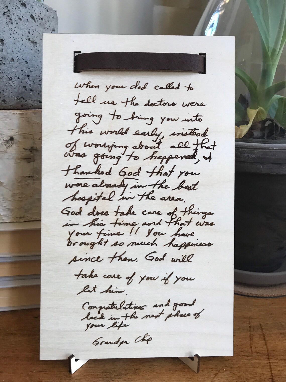 Handwriting Sign/ Handwritten Plaque/ Handwriting Frame/ - Etsy