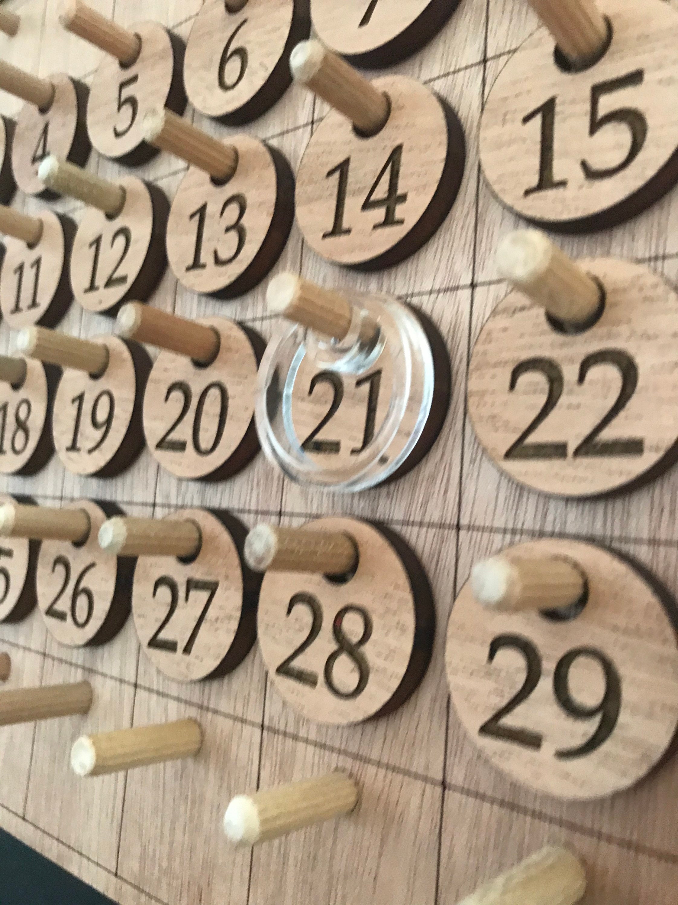 Wood School Calendar/ Homeschool Wood Calendar/ Perpetual - Etsy