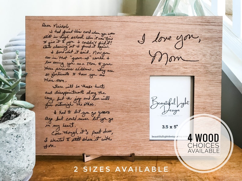 Custom Handwriting Sign/handwriting Keepsake/handwriting - Etsy