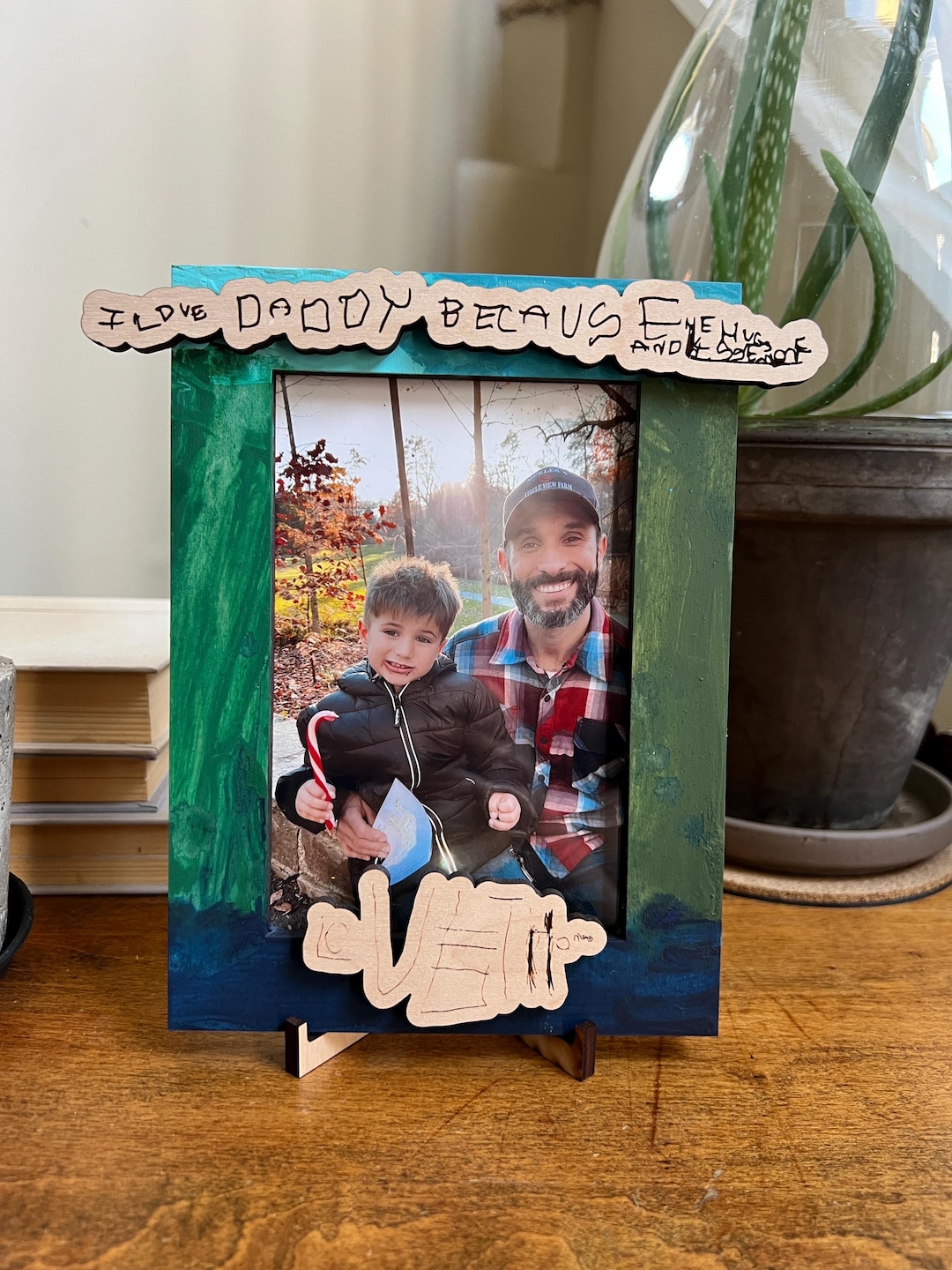 Kids Handwriting DIY Picture Frame - Parents Gift/ Gift for Dad/ Gift ...