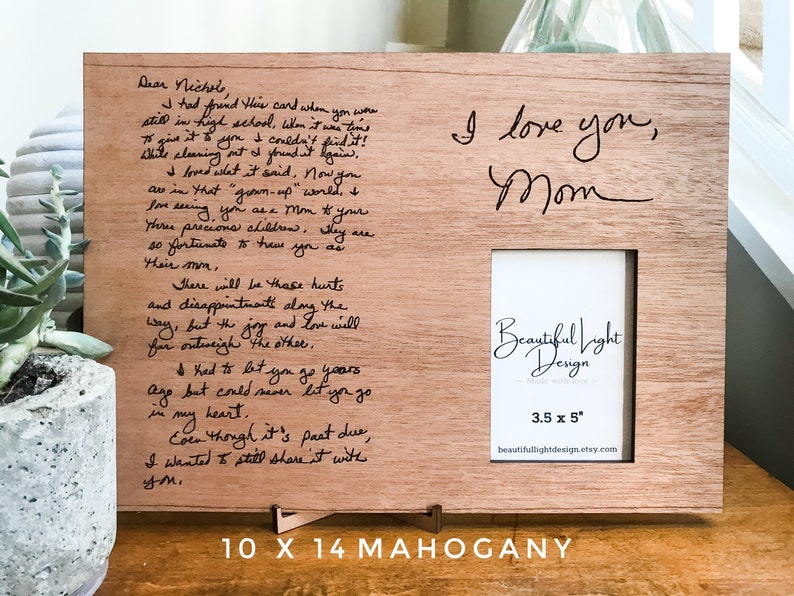 Custom Handwriting Sign/handwriting Keepsake/handwriting | Etsy