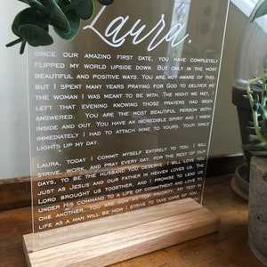 Wedding Vows Signs and Frames/classic/farmhouse/elegant/bohemian ...