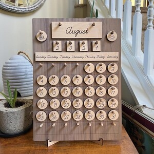 Wood School Calendar With Year, Seasons, and Weather - Curriculum ...