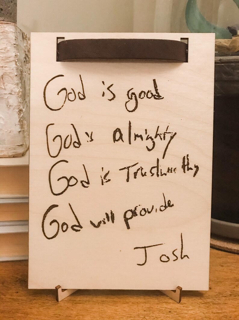 Handwriting Sign/ Handwritten Plaque/ Handwriting Frame/ - Etsy