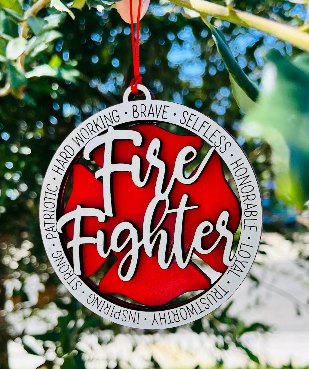 Firefighter Christmas Ornament – Personalized Fireman Gift – Hero ...