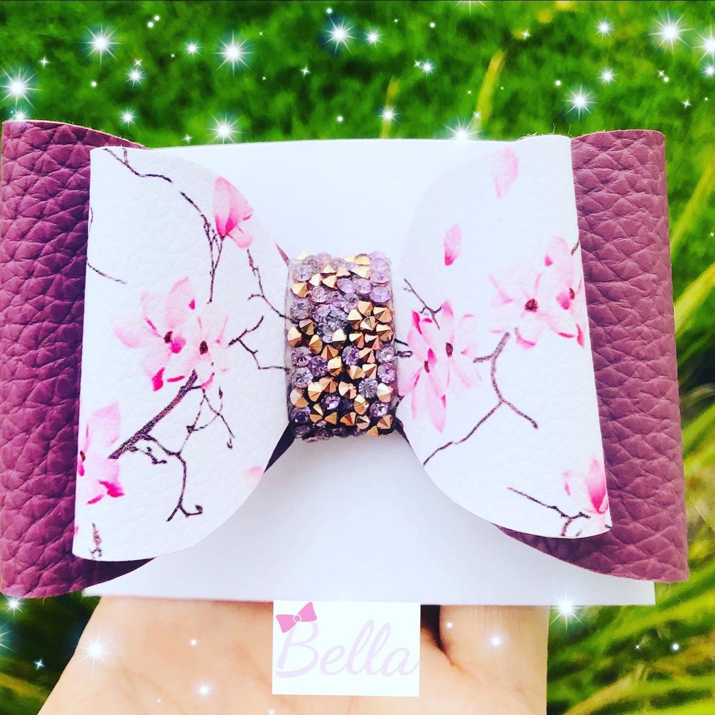Beautiful Cherry Blossom Bow Cherry Blossom Bow Floral Bow - Etsy UK