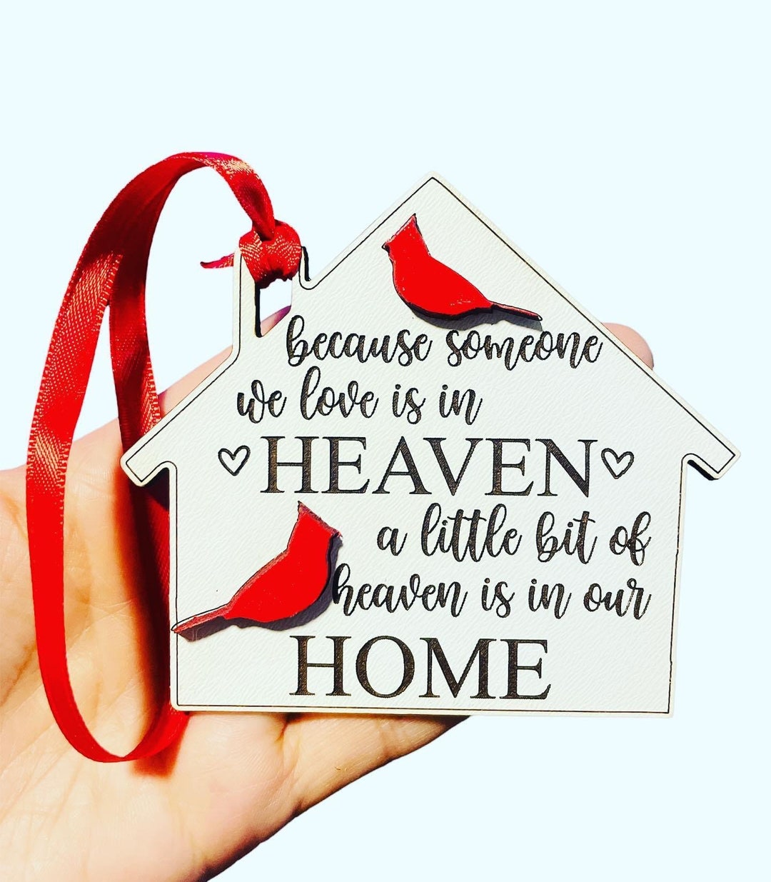 Memorial Ornament, in Loving Memory Gift, Someone We Love Ornament ...