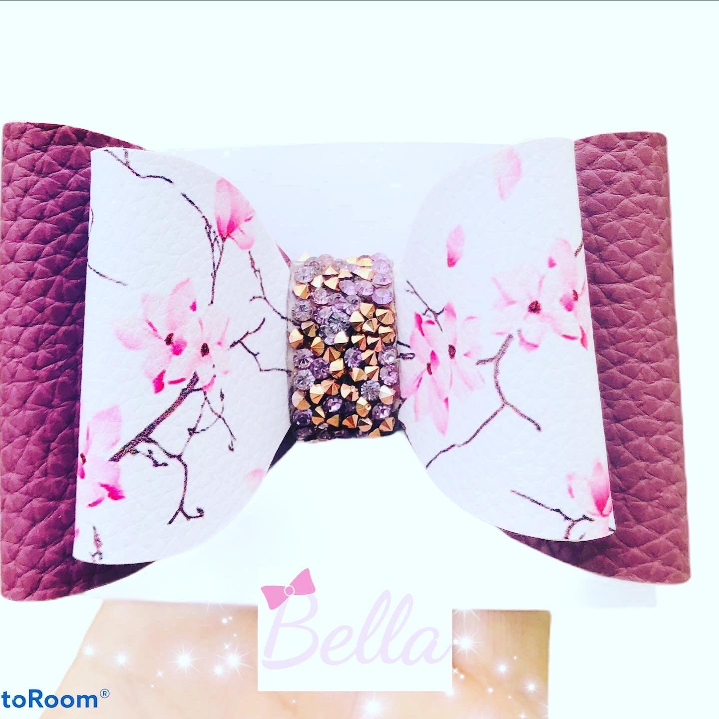 Beautiful Cherry Blossom Bow Cherry Blossom Bow Floral Bow - Etsy UK