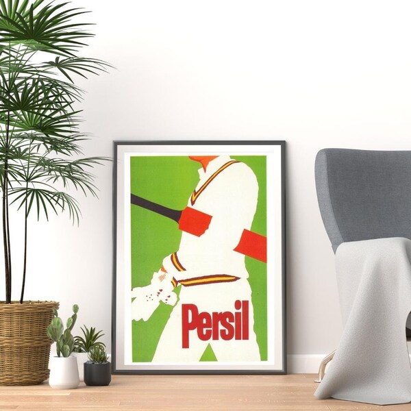 Vintage Cricket Poster - Etsy UK