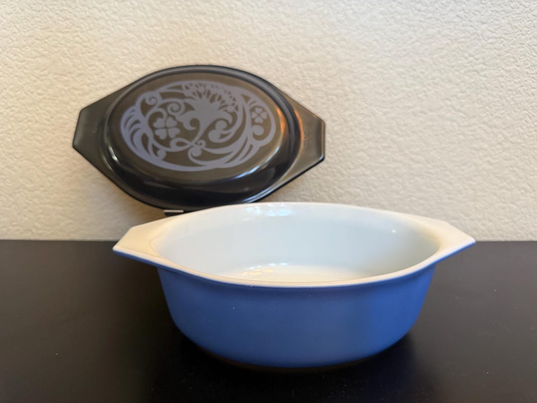 Pyrex Pink Midnight Bloom Casserole - Etsy