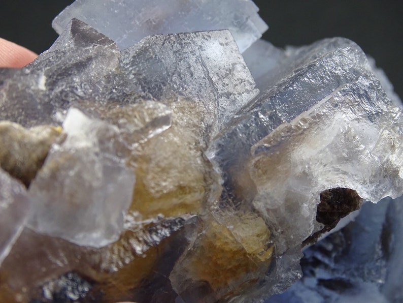 Beautiful Light Blue Fluorite Cube Cluster With Inclusions | Etsy