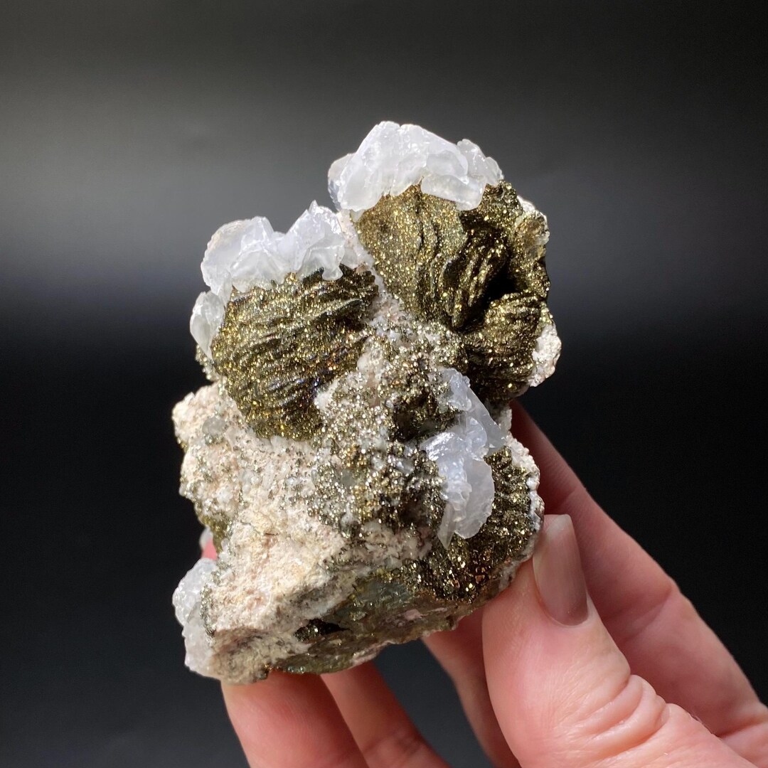 Pyrite Pseudomorph After Pyrrhotite With Minor Calcite From Trepça ...