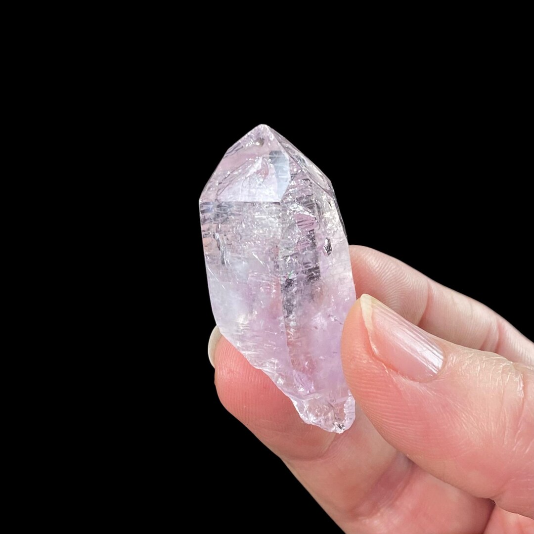 Trigonal Habit Amethyst Crystal With Enhydro Two Phase Inclusion From ...