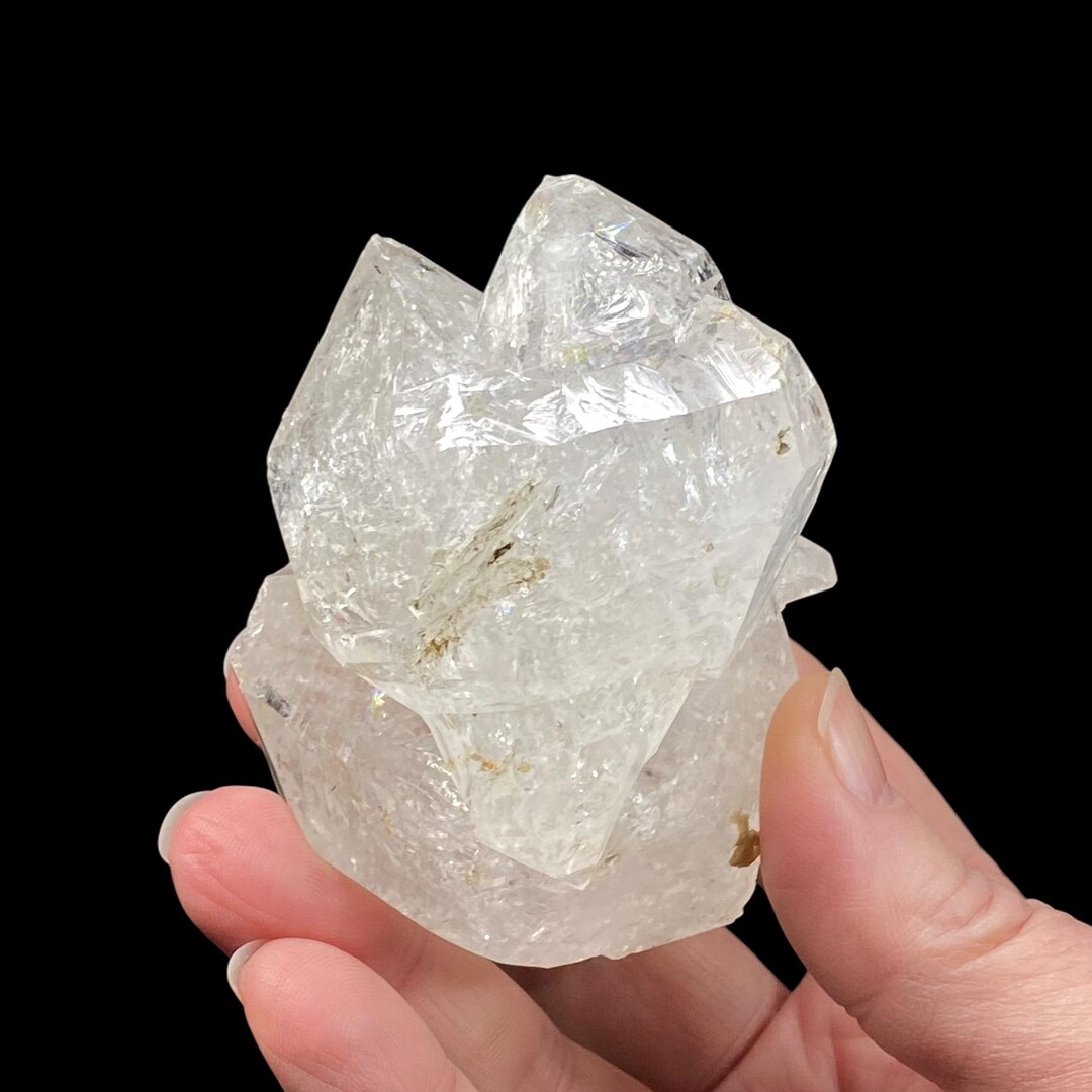Double Terminated Clear “diamond” Quartz Crystal Cluster - Etsy