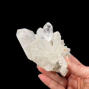 Clear Quartz Crystal Cluster With Tabular and Prismatic Crystals ...