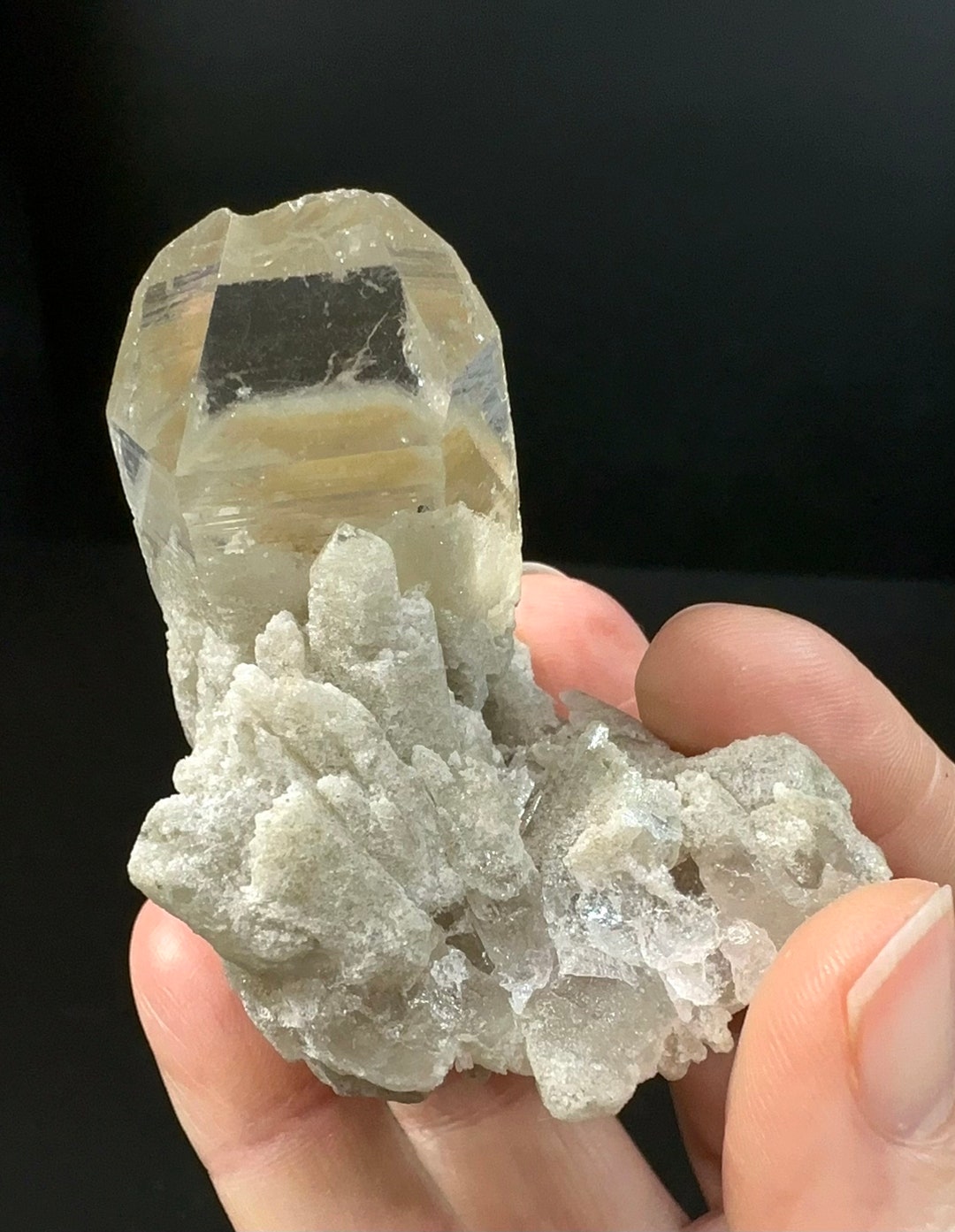 Himalayan Phantom Quartz Crystal Cluster - Etsy