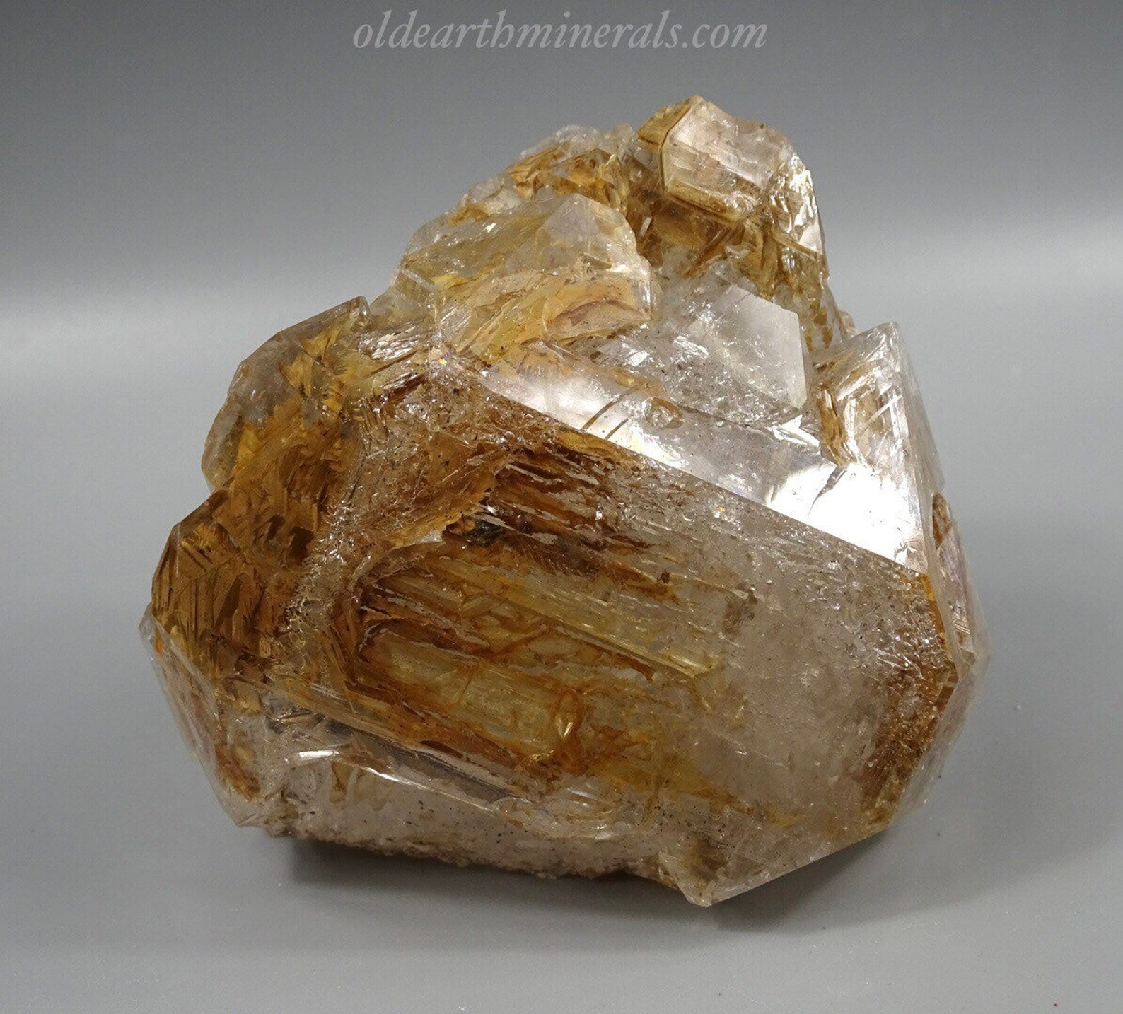 Clear Skeletal / Fenster Quartz Crystal With Clay Inclusions - Etsy