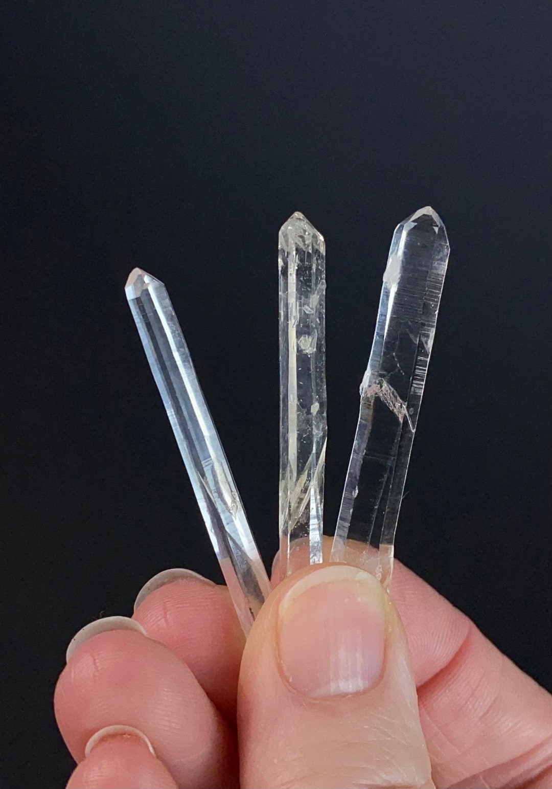 Singing Clear Lemurian Quartz Crystal From Santander, Colombia - Etsy