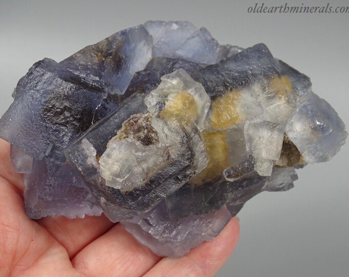 Beautiful Light Blue Fluorite Cube Cluster With Inclusions - Etsy