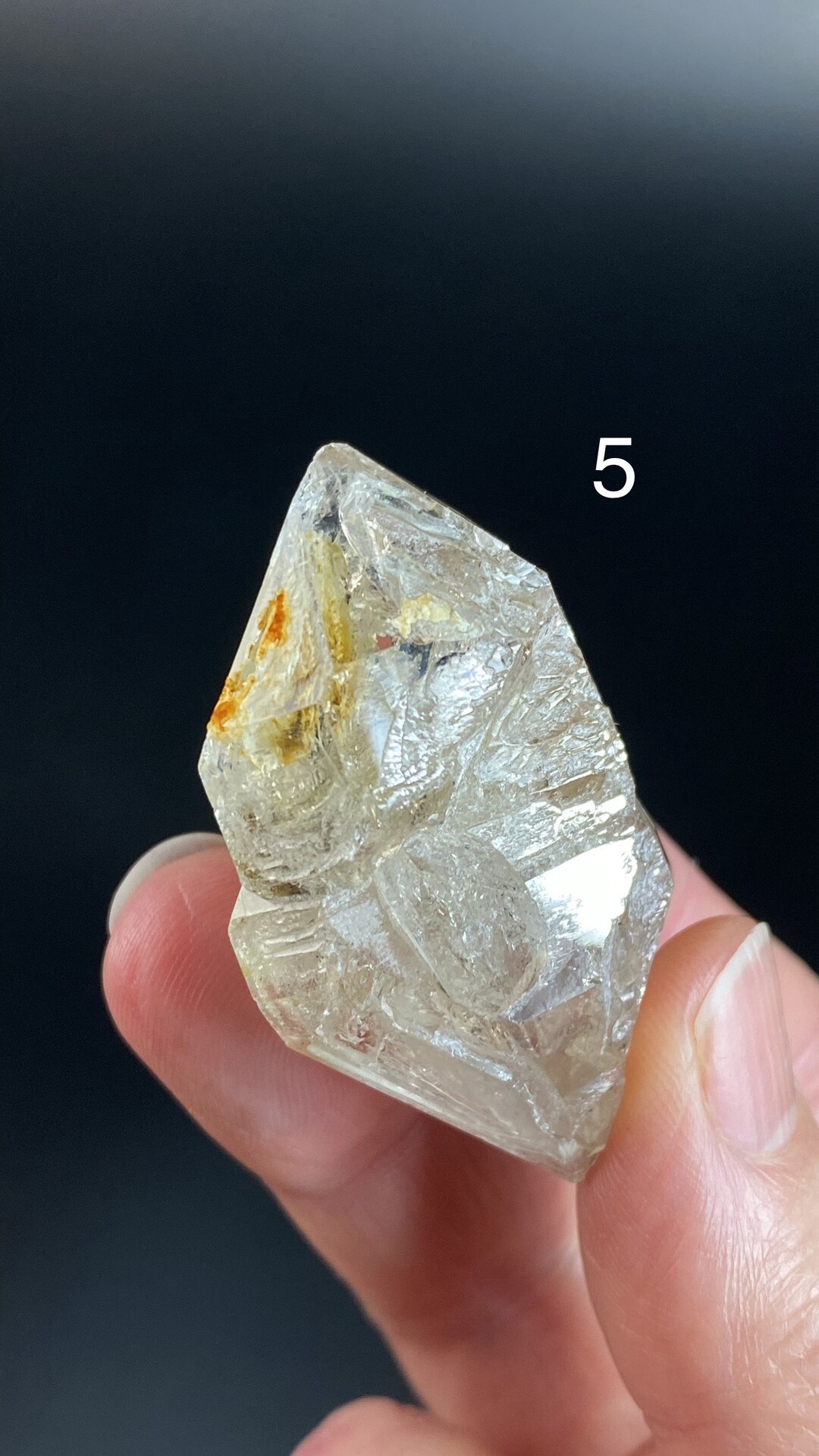 ONE Double Terminated Skeletal "diamond" Quartz Crystal - Etsy