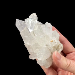 Clear Quartz Crystal Cluster With Tabular and Prismatic Crystals ...