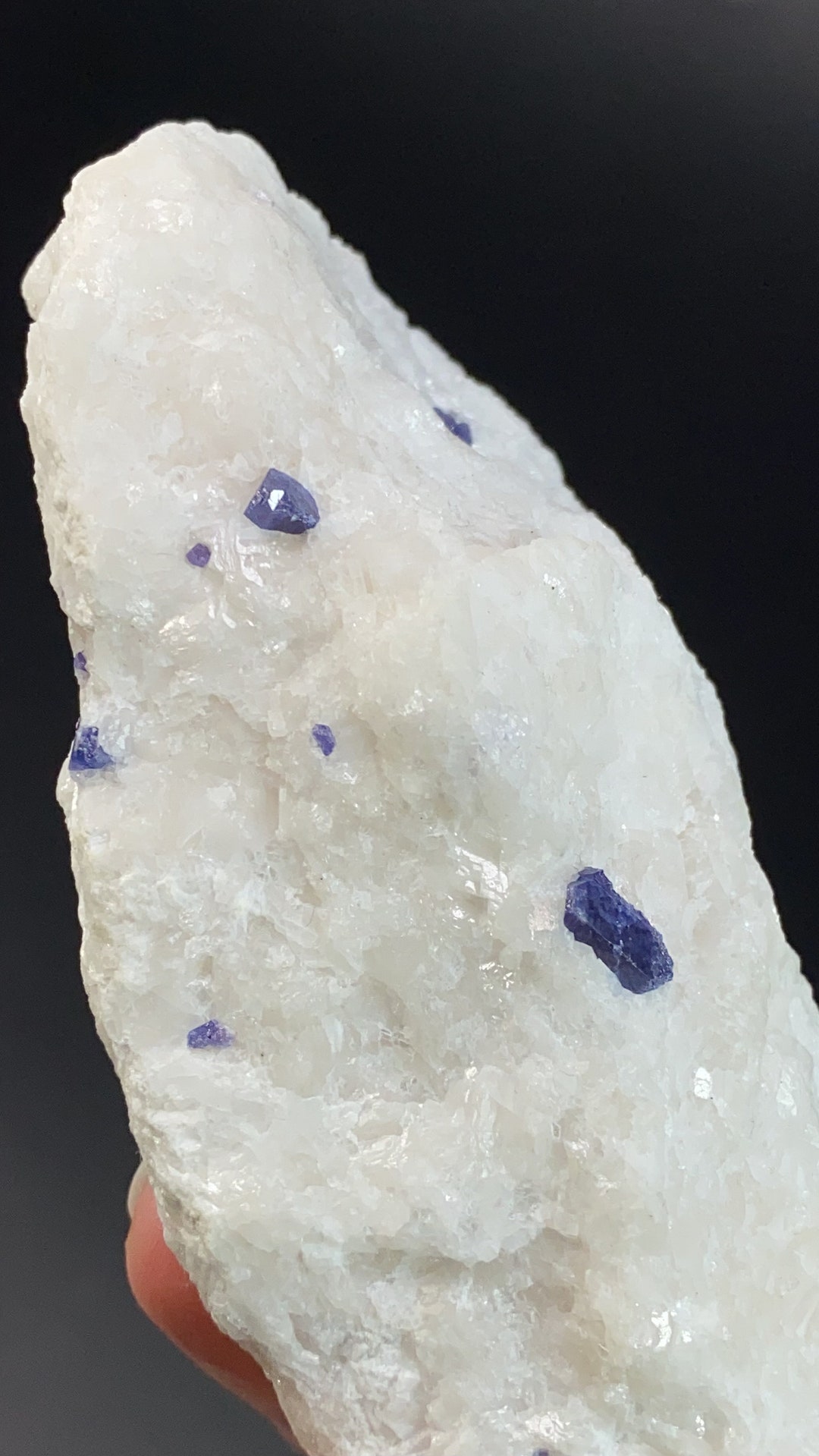 Blue Spinel Crystals With Phlogopite Mica on Marble Matrix - Etsy