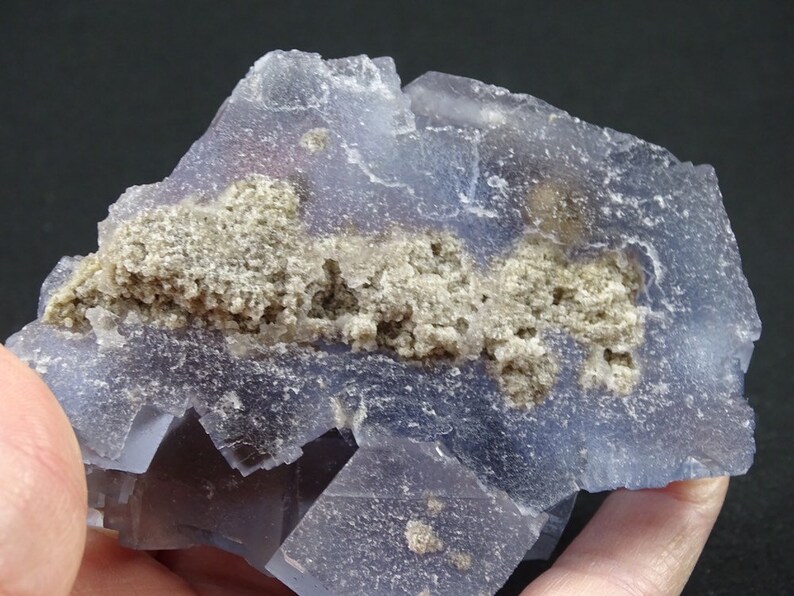 Beautiful Light Blue Fluorite Cube Cluster With Inclusions | Etsy