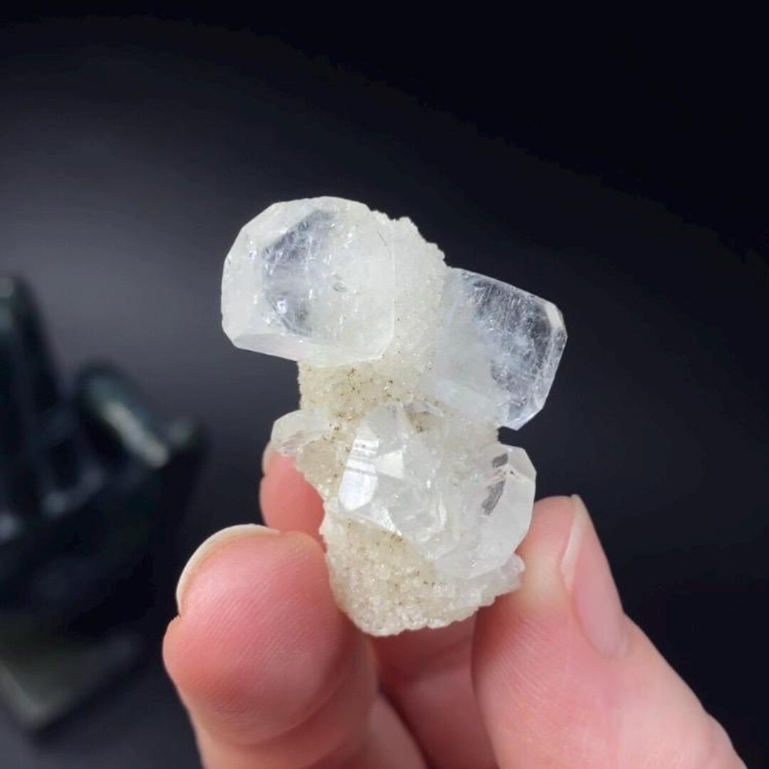 Clear Apophyllite Crystals on Quartz Stalactite Formation Cluster - Etsy