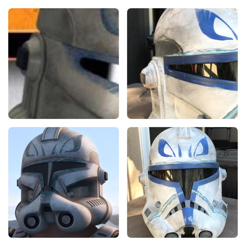 Rebels old Rex Helmet and Comm Pad Greebs ABS item Will - Etsy